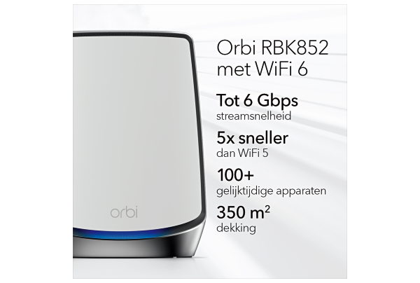 Netgear Orbi RBK852 Mesh Wifi 6 (2-pack) - Test, Reviews & Prijzen ...